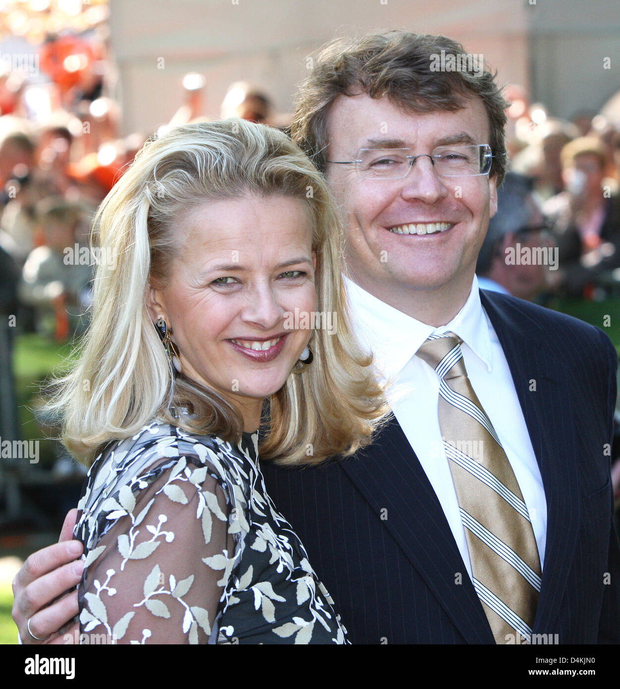 Dutch Prince Friso and his wife Princess Mabel attend the celebrations ...