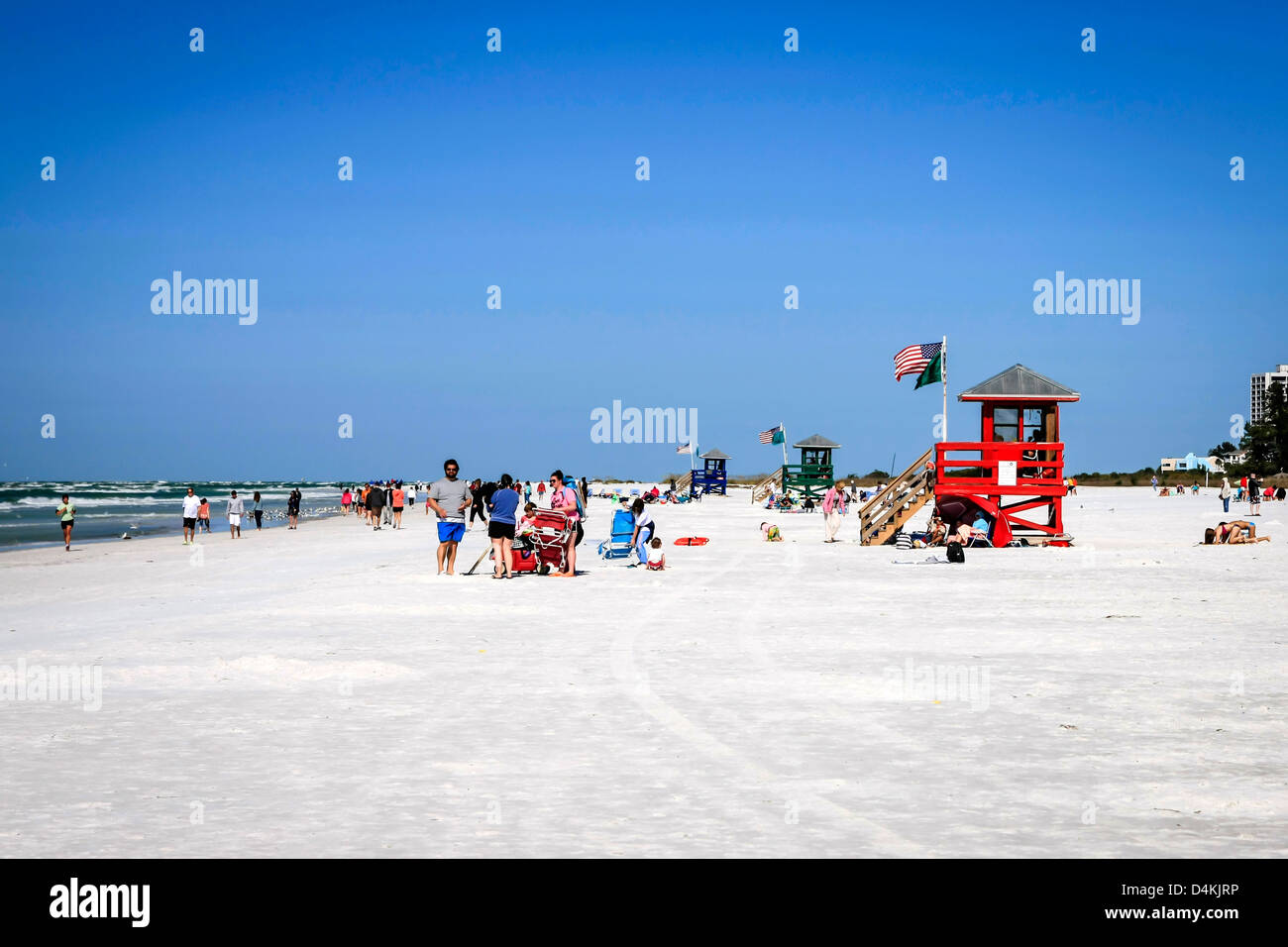 Siesta Key beach in Florida rated America's number one beach Stock ...