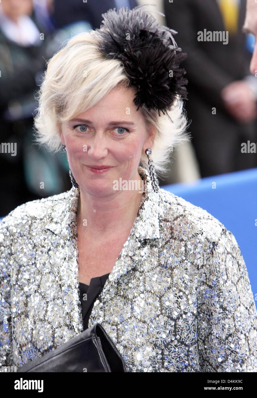 Princess Astrid of Belgium attends the church wedding of French Prince ...