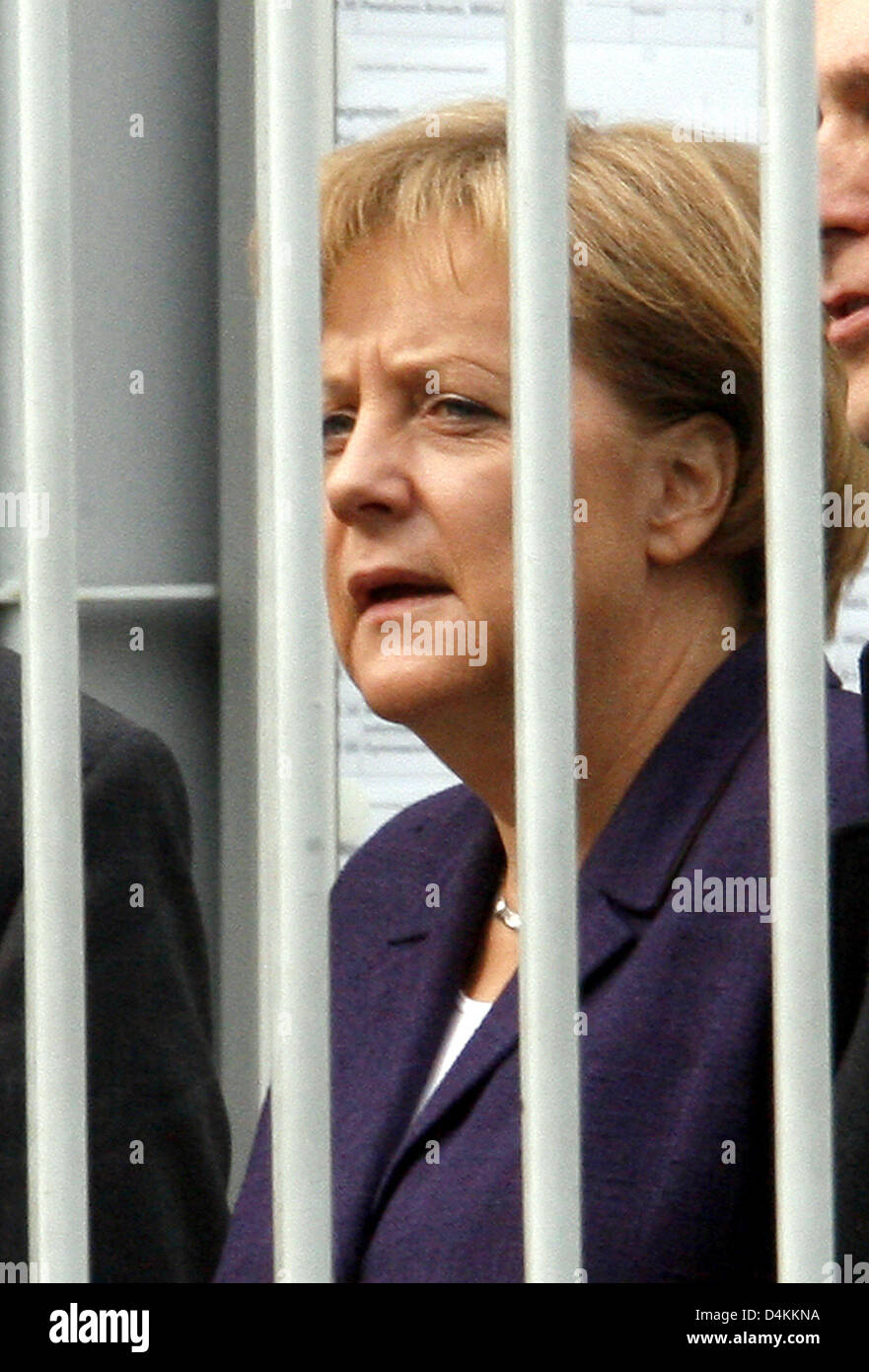 German Chancellor Angela Merkel visits former GDR?s state security ...