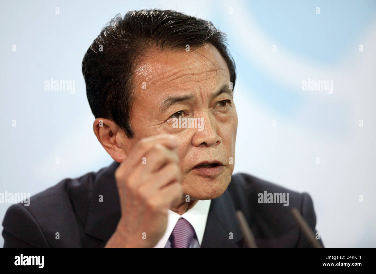 Taro aso hi-res stock photography and images - Alamy