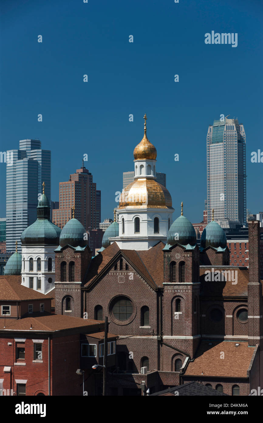 DOMES SAINT JOHN THE BAPTIST UKRAINIAN CHURCH SOUTH SIDE PITTSBURGH ...