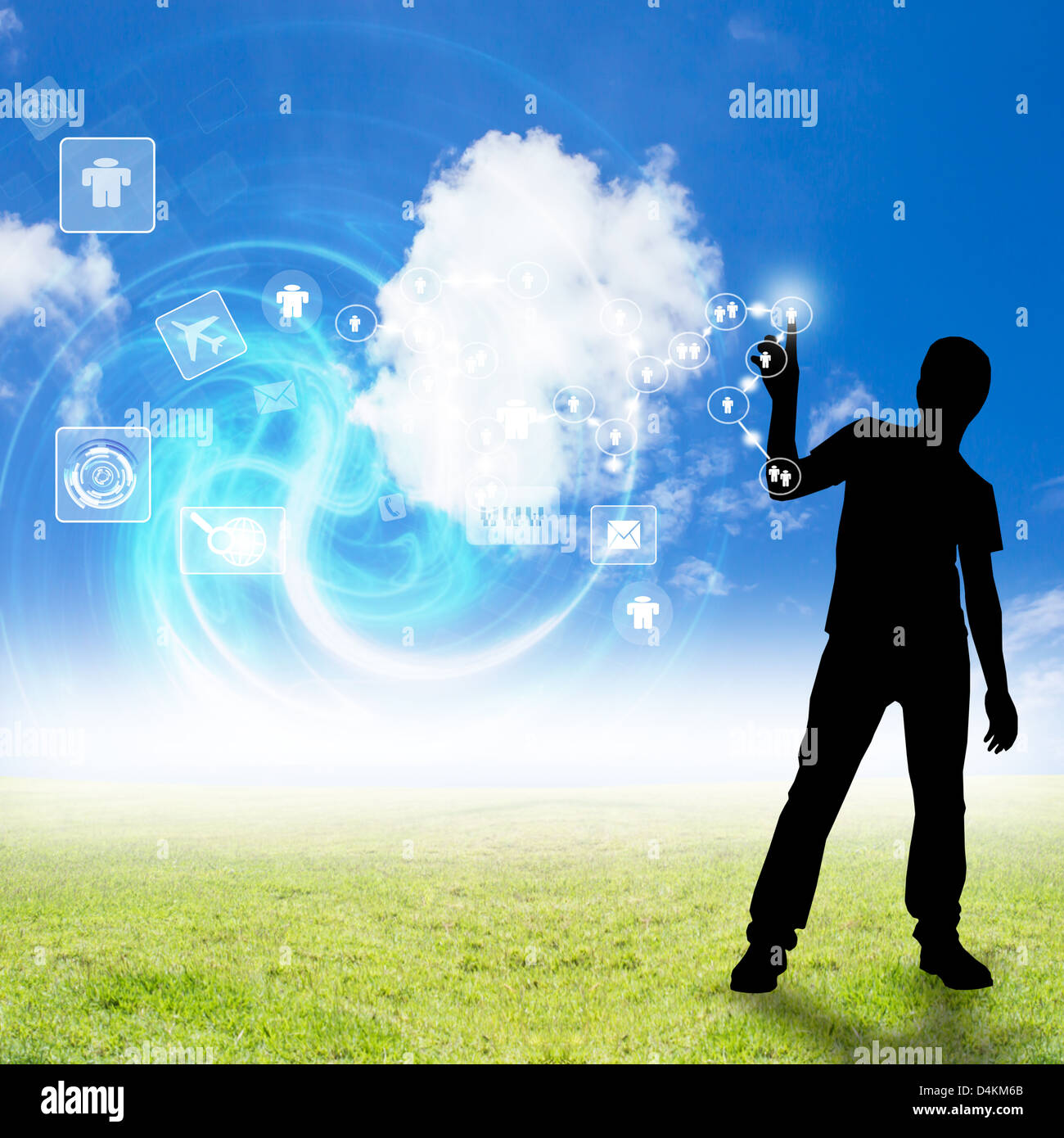 Cloud Computing Concept Stock Photo - Alamy