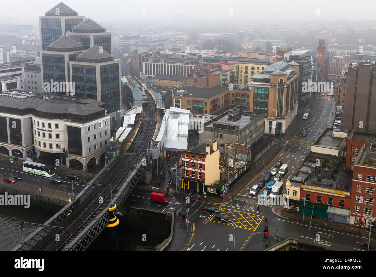Aerial view of dublin hi-res stock photography and images - Alamy