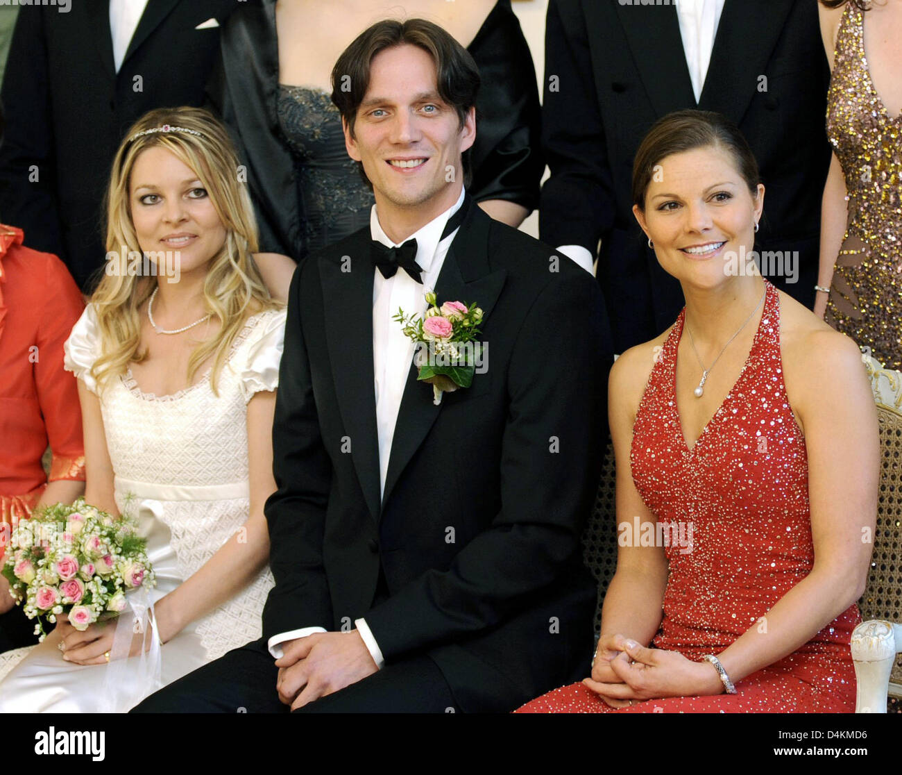 Crown Princess Victoria of Sweden (R-L), Count Bjoern Bernadotte and ...