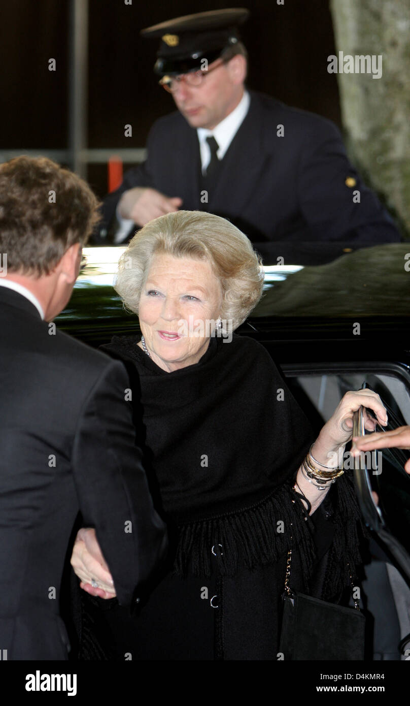 Queen Beatrix of the Netherlands attends the memorial service for the ...