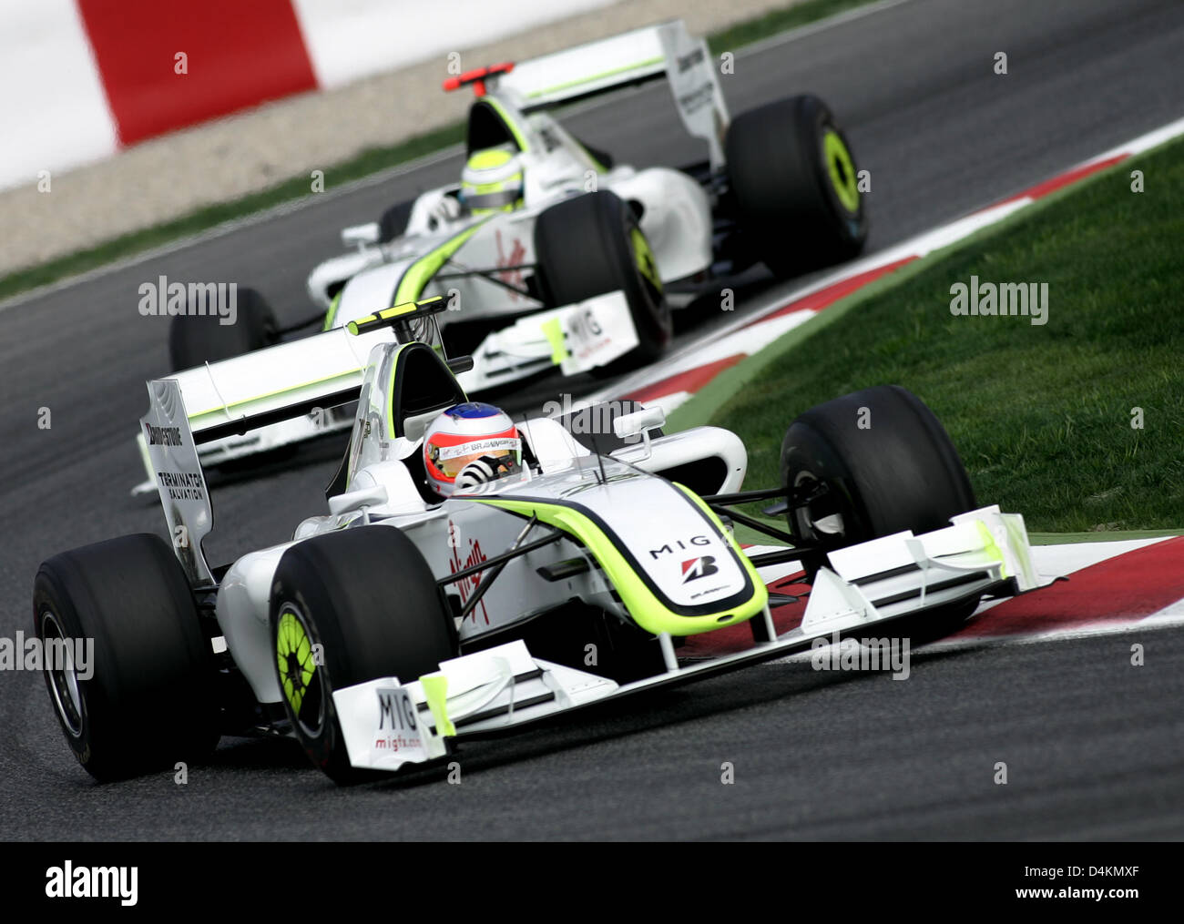 Jenson button brawn hi-res stock photography and images - Alamy