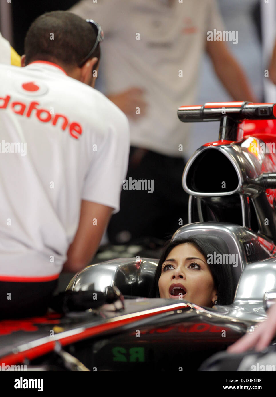 Nicole Scherzinger of US band ?Pussycat Dolls? and girlfriend of ...