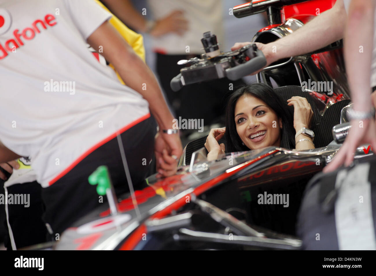 Nicole Scherzinger of US band ?Pussycat Dolls? and girlfriend of ...