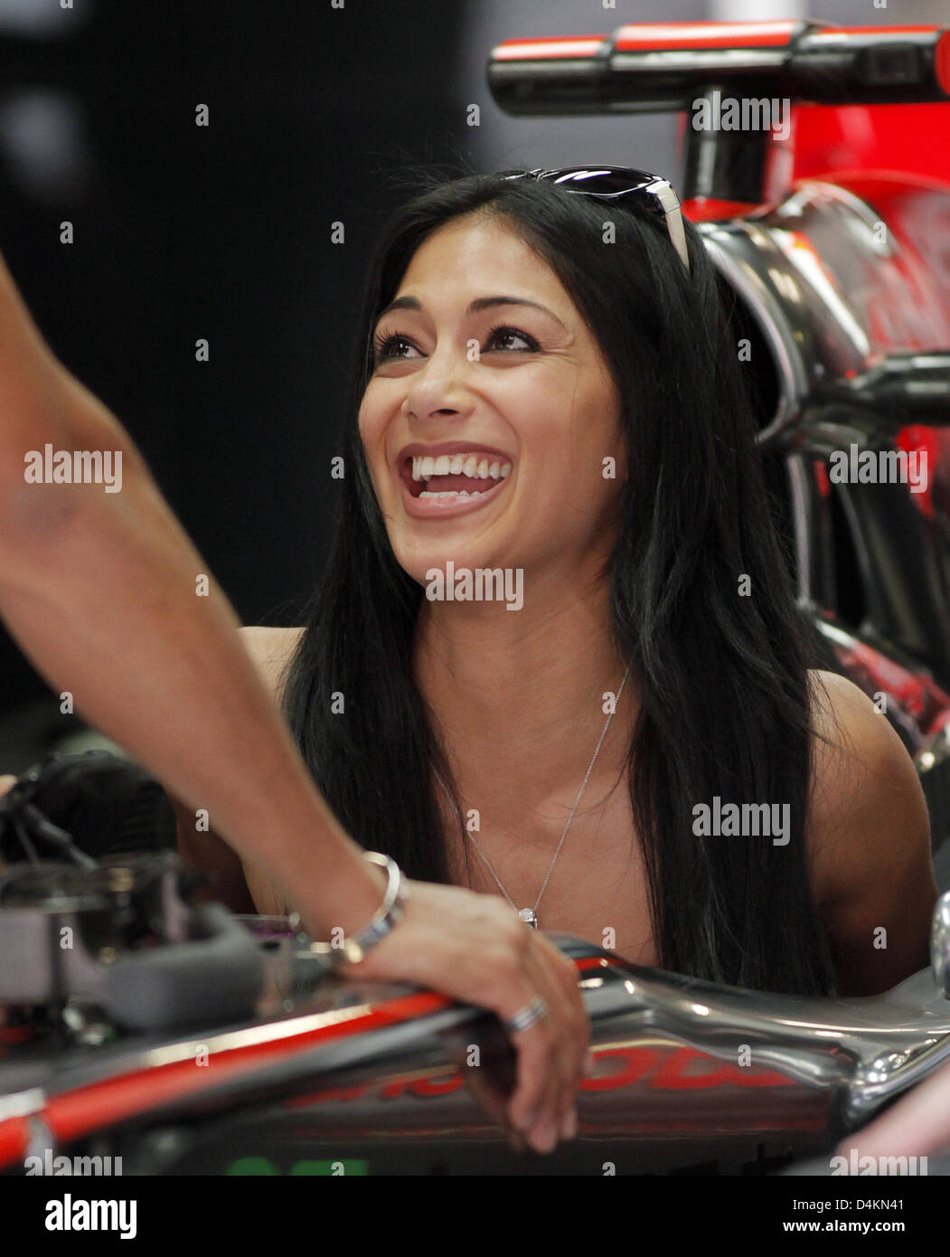 Nicole Scherzinger of US band ?Pussycat Dolls? and girlfriend of ...