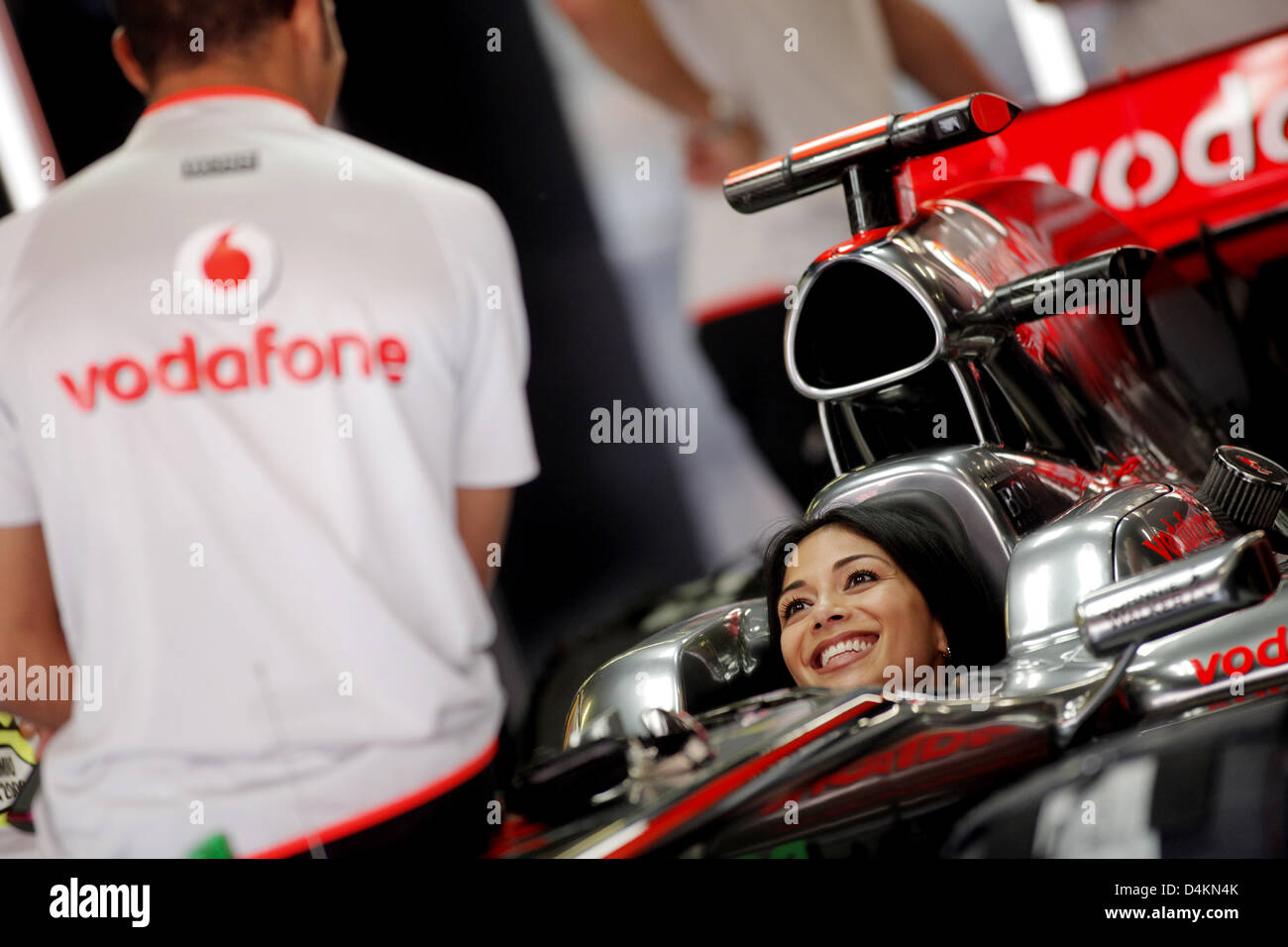 Nicole Scherzinger of US band ?Pussycat Dolls? and girlfriend of ...