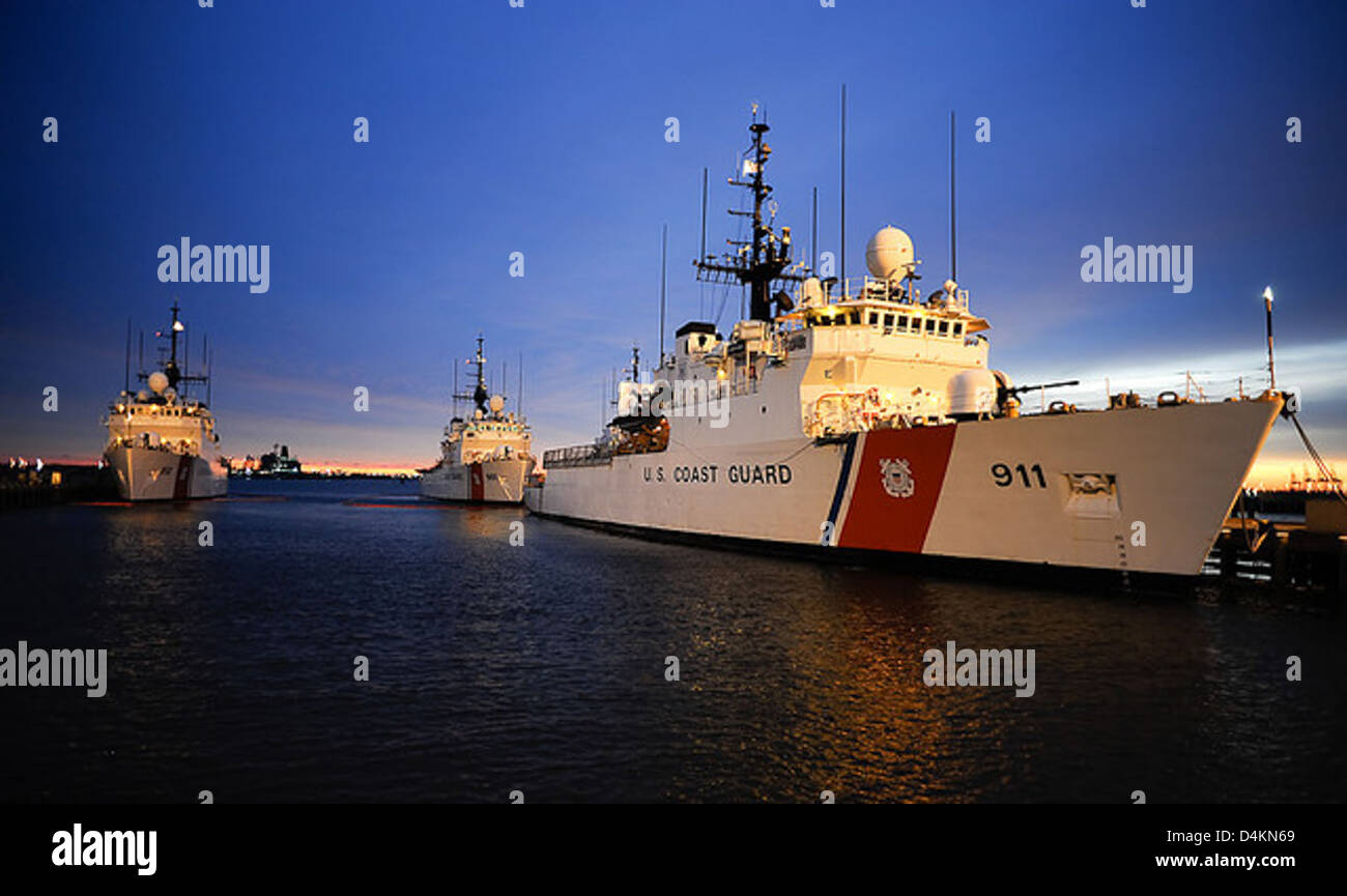 Coast Guard cutters, including the 270-foot Bear and Legare, were ...