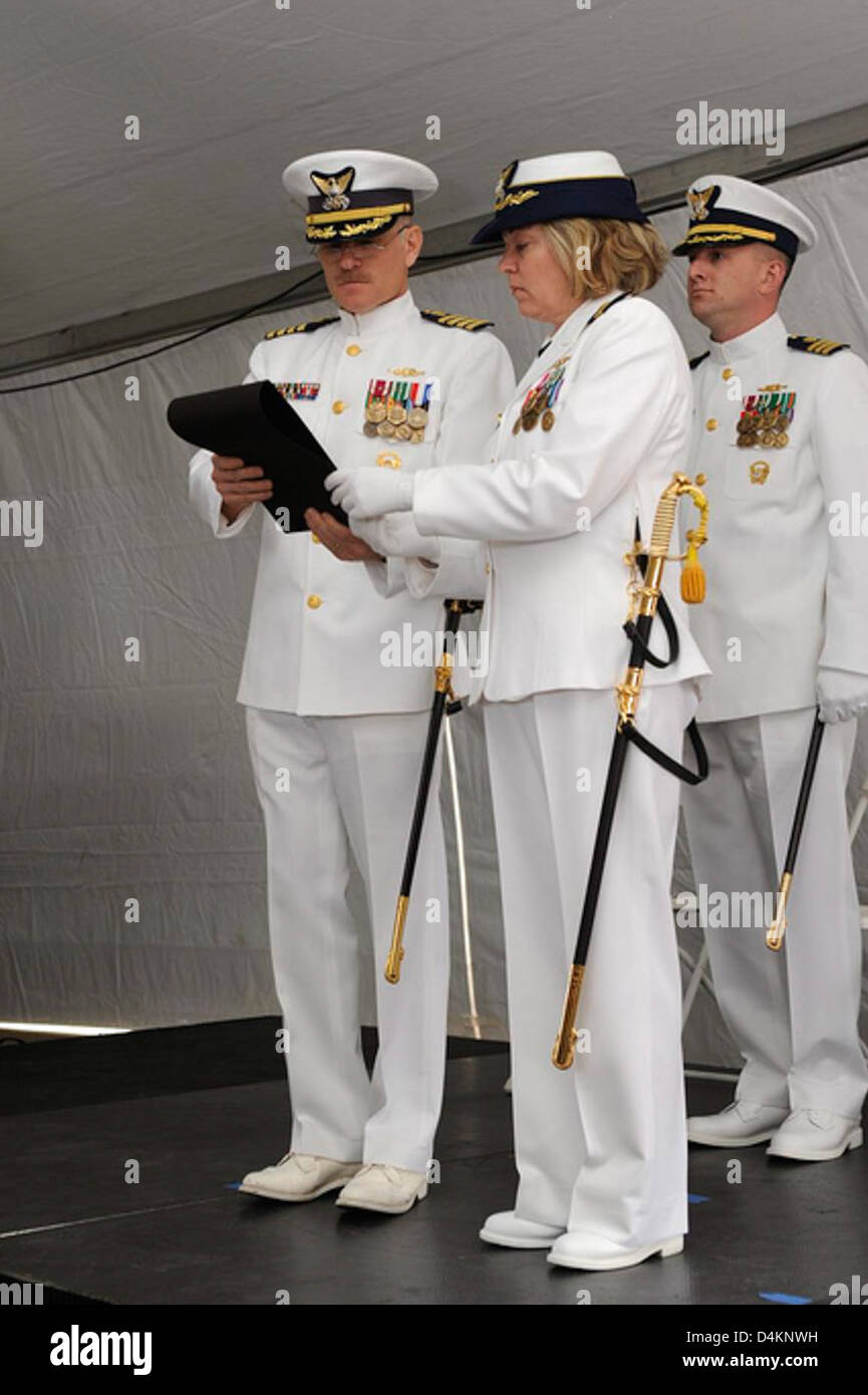 The U.S. Coast Guard Cutter Bear (WMEC-901) conducted a change of ...