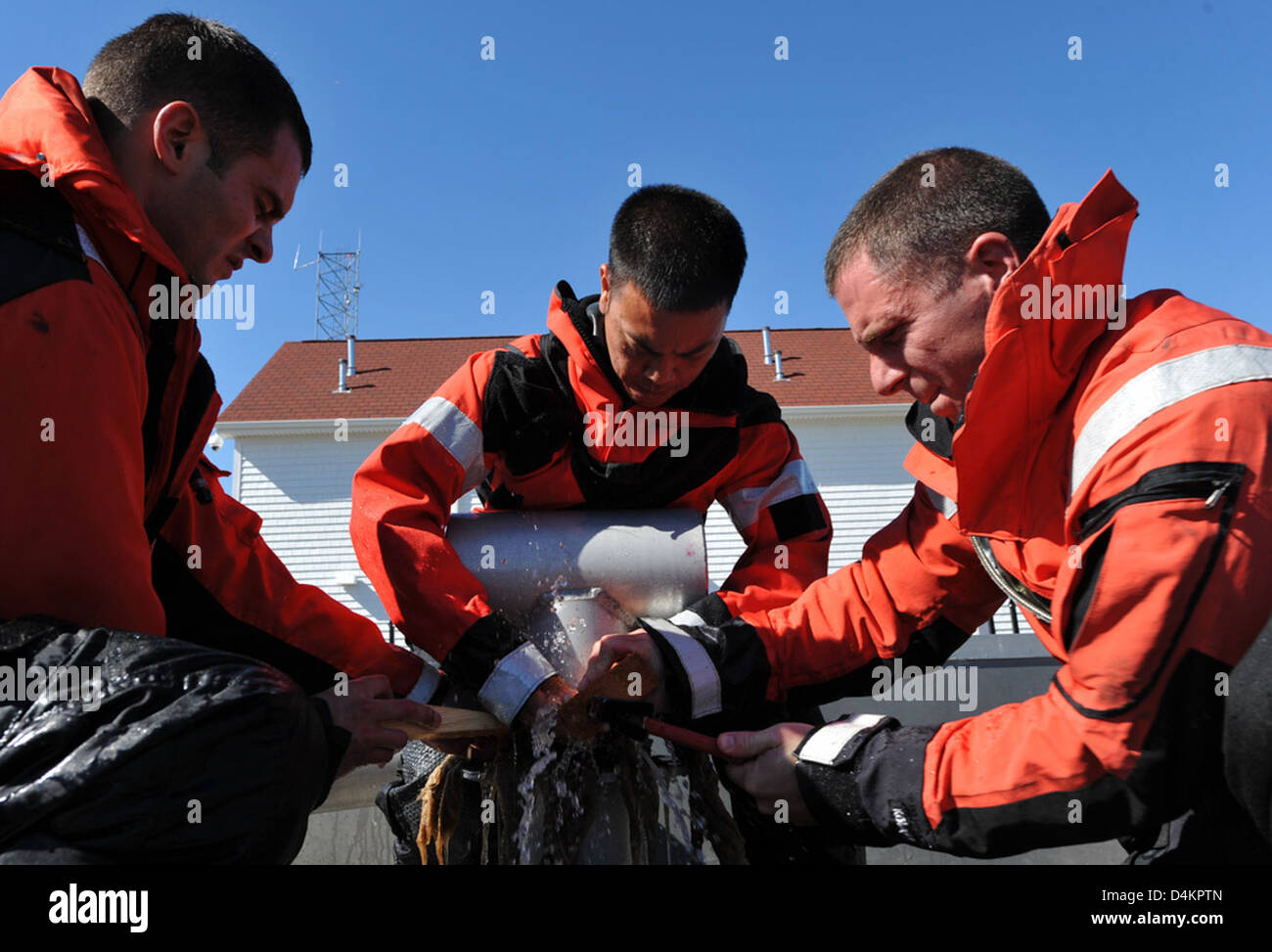 Coast Guardsmen participated in the Boat Crew Rodeo competition ...