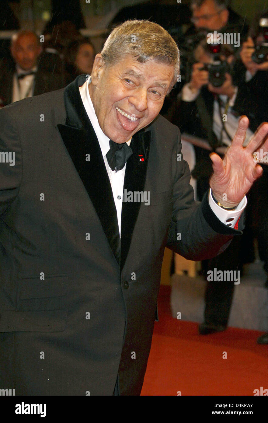 US comedian Jerry Lewis arrives for the gala screening of the film ...