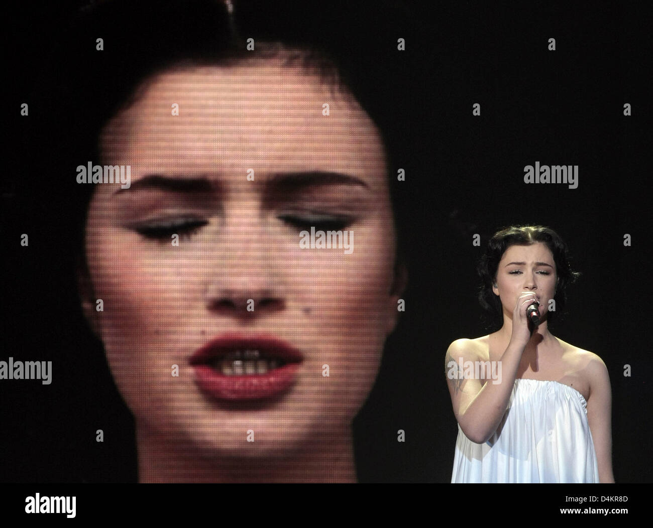 Anastasija Prichodko, representing Russia in the 2009 Eurovision Song ...