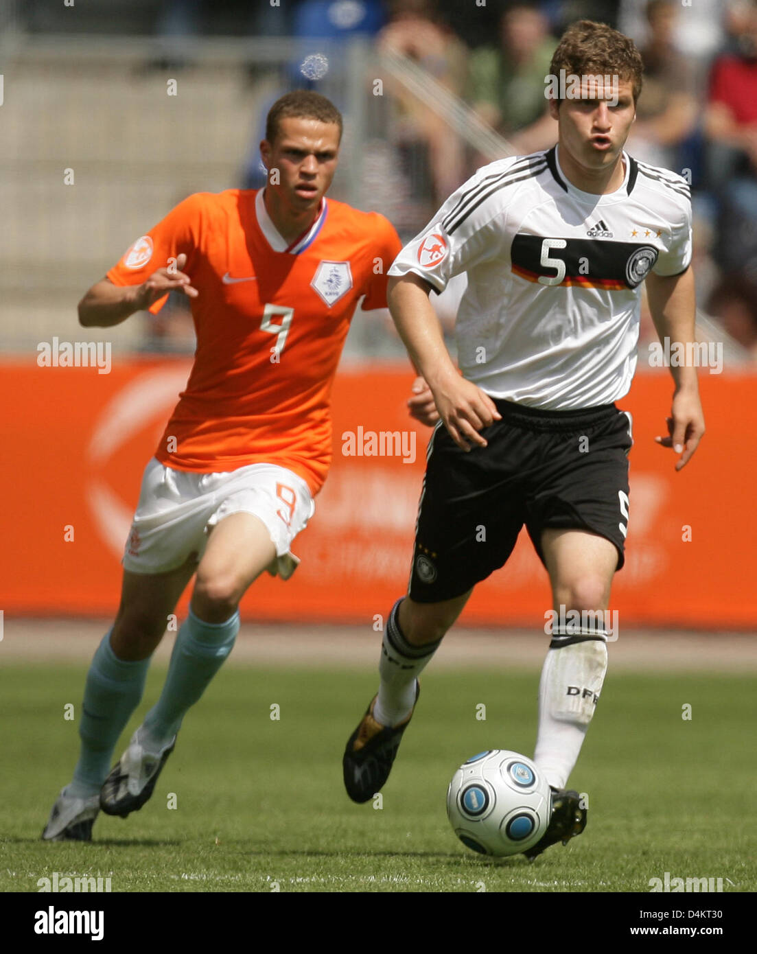 Germany?s Shkodran Mustafi controls the ball during the UEFA Under-17 ...