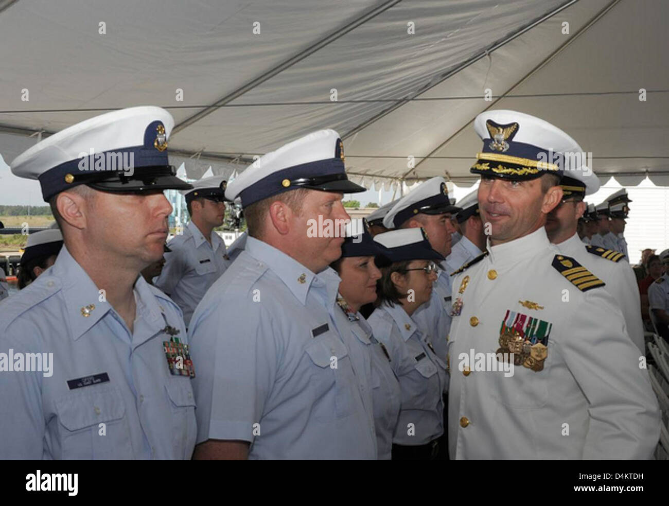 The Coast Guard Cutter Legare held a change-of-command ceremony at BSU ...