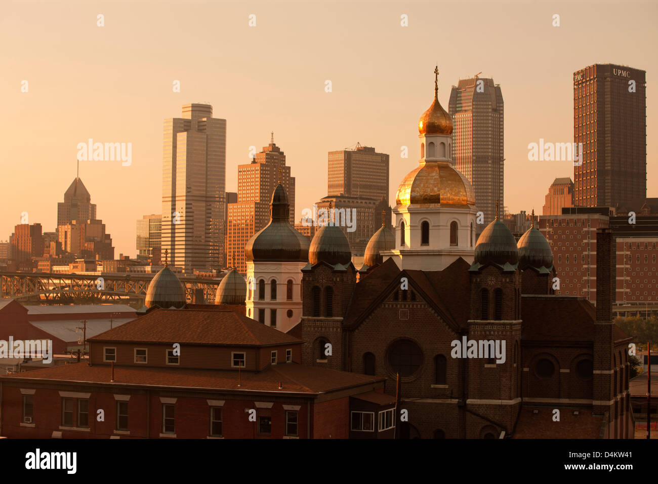 DOMES SAINT JOHN THE BAPTIST UKRANIAN CHURCH SOUTH SIDE PITTSBURGH ...