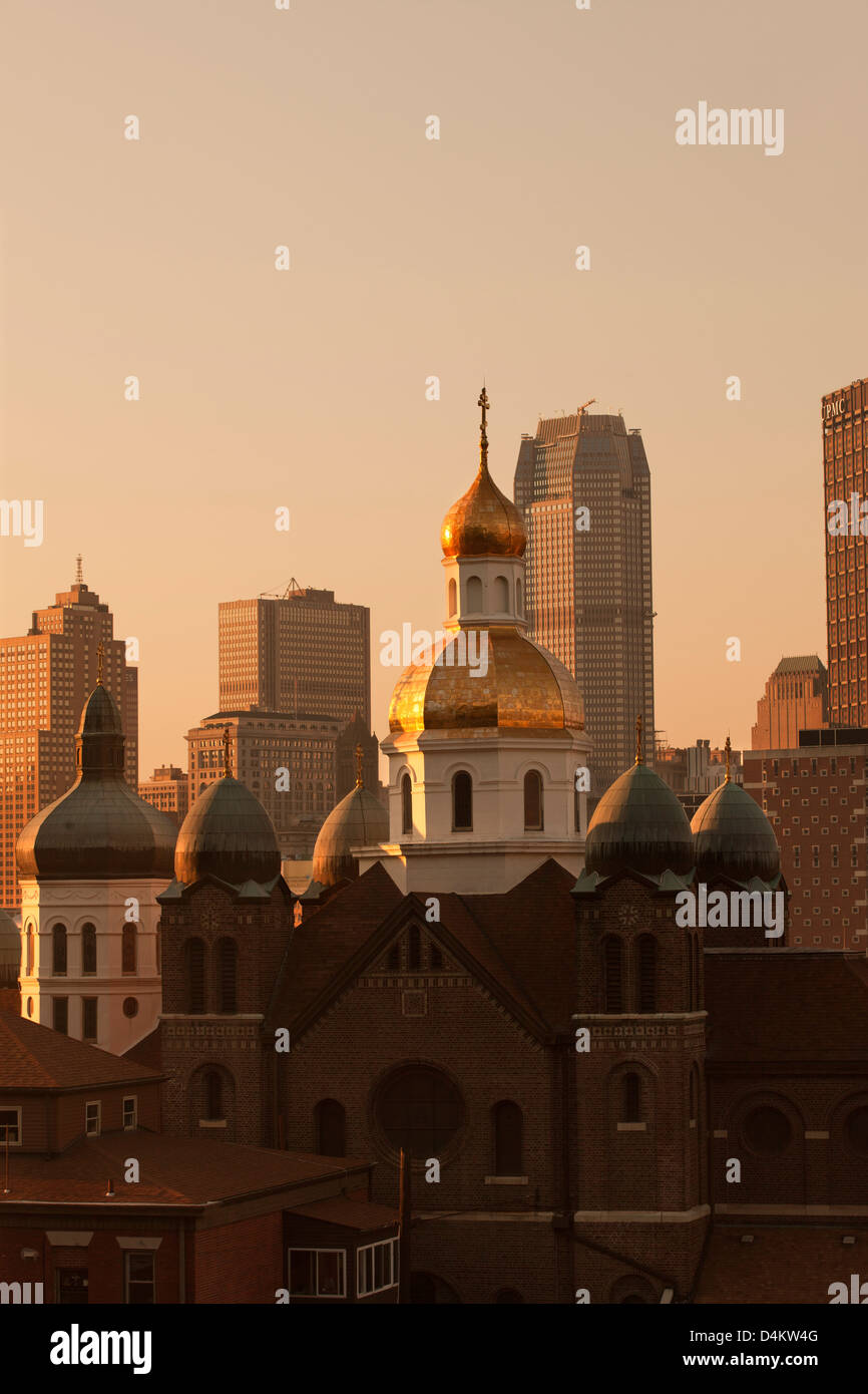 DOMES SAINT JOHN THE BAPTIST UKRANIAN CHURCH SOUTH SIDE PITTSBURGH ...