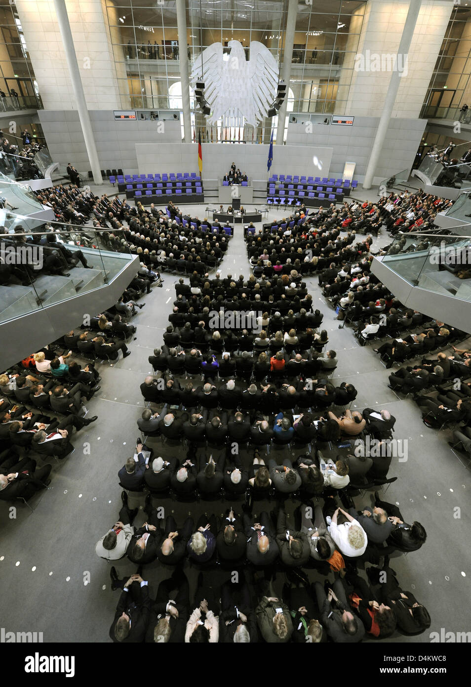 The 13th Federal Convention pictured in the plenar hall of the ...