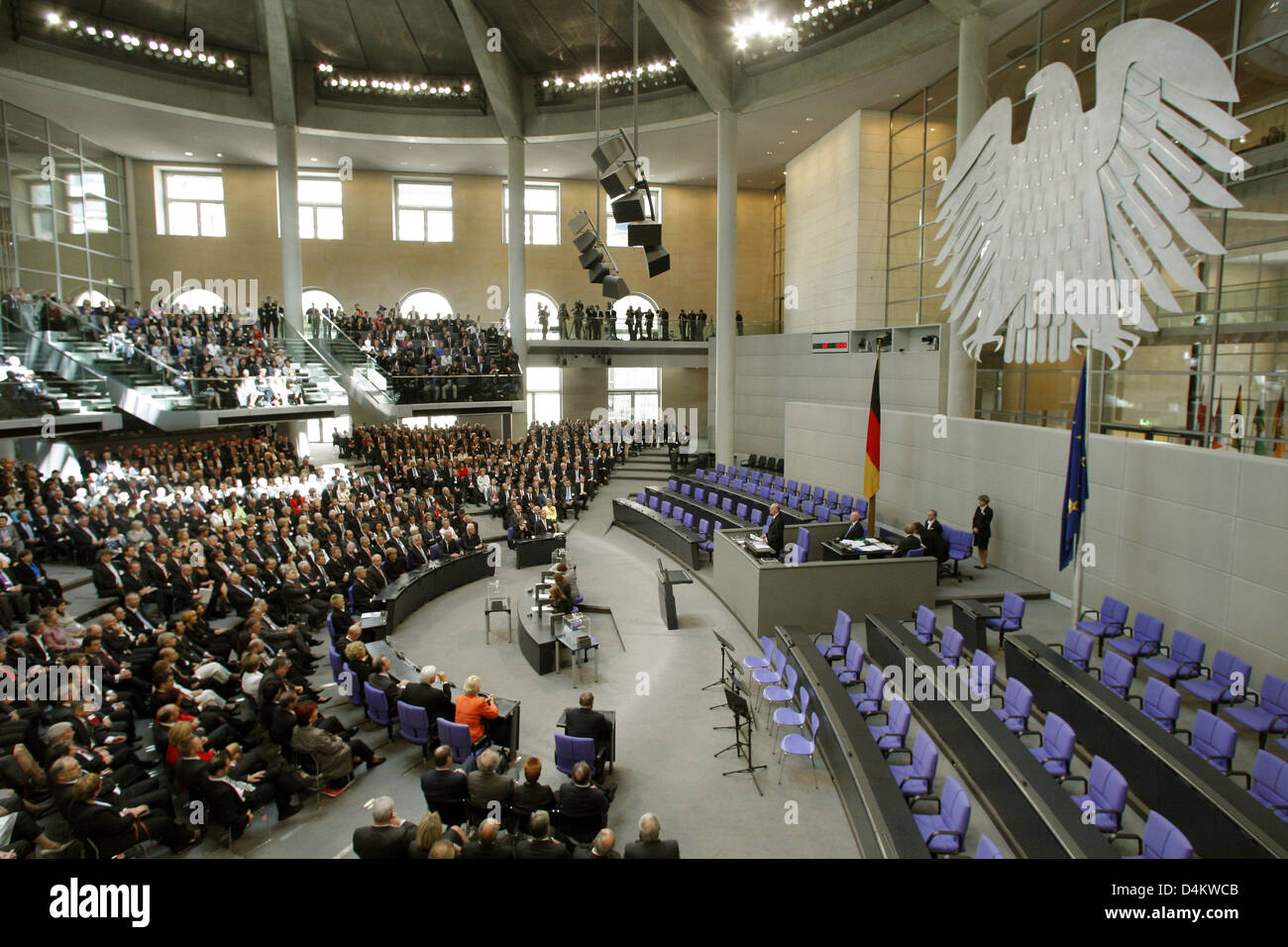 The 13th Federal Convention pictured in the plenar hall of the ...
