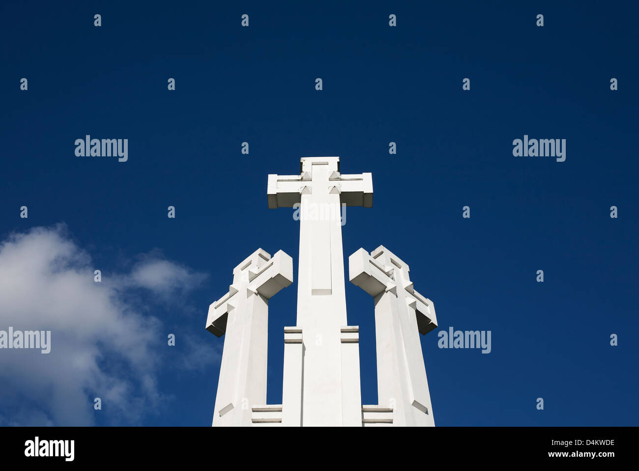 Day daytime outside outdoors exterior cross crosses hi-res stock ...