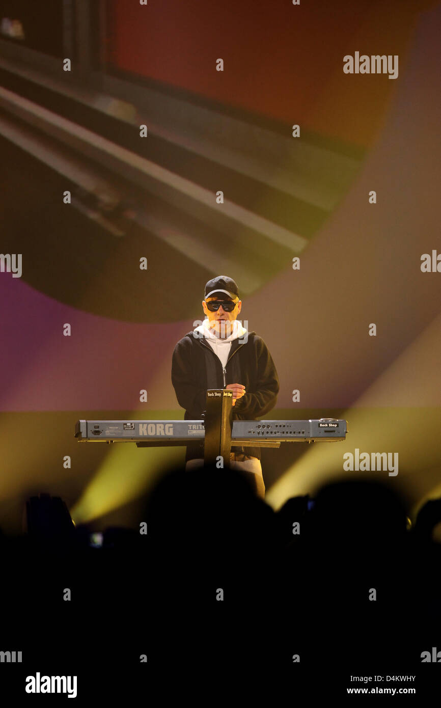 Chris Lowe of British pop veterans Pet Shop Boys perform at the 50th ...