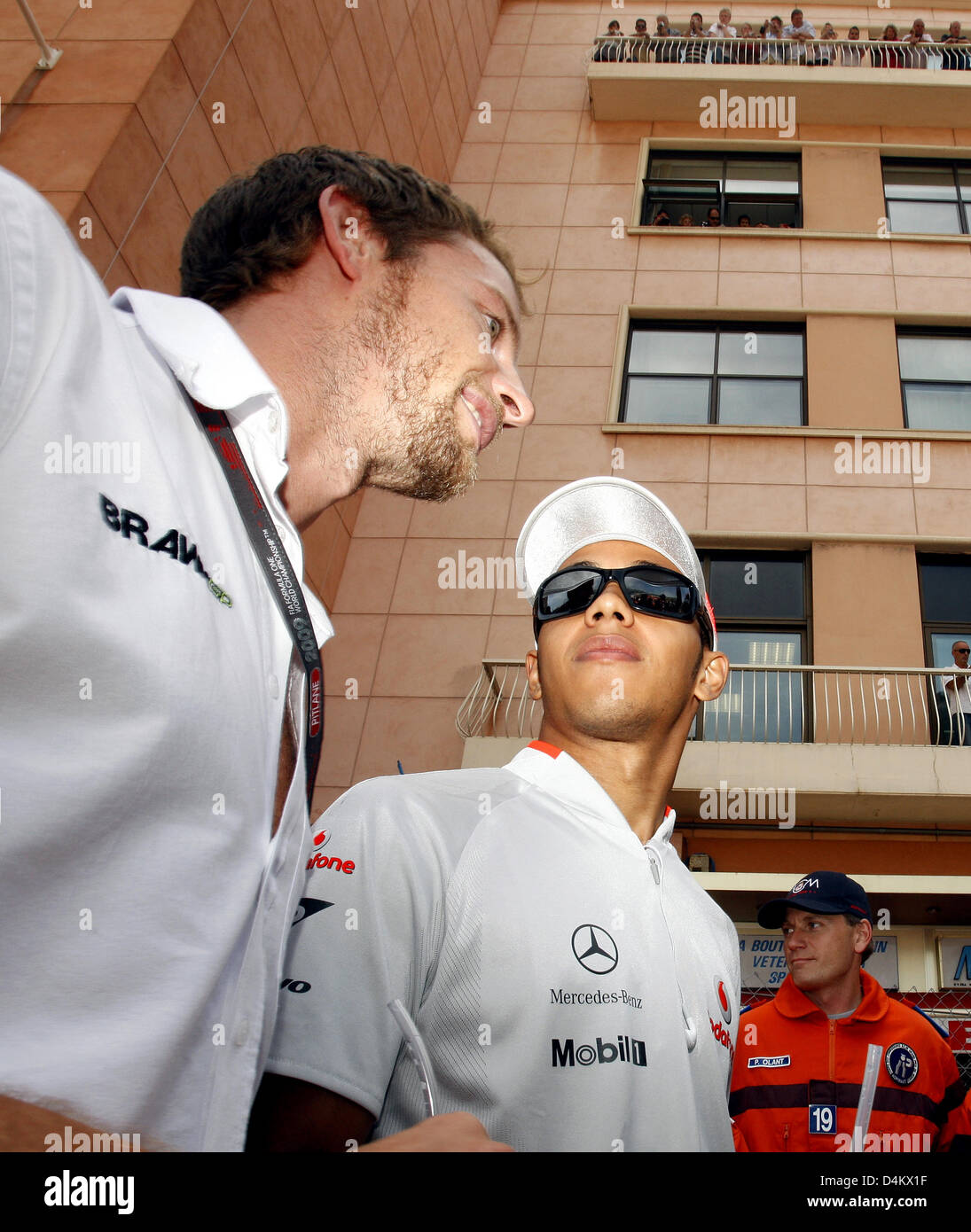 Mclaren mercedes drivers jenson button hi-res stock photography and ...