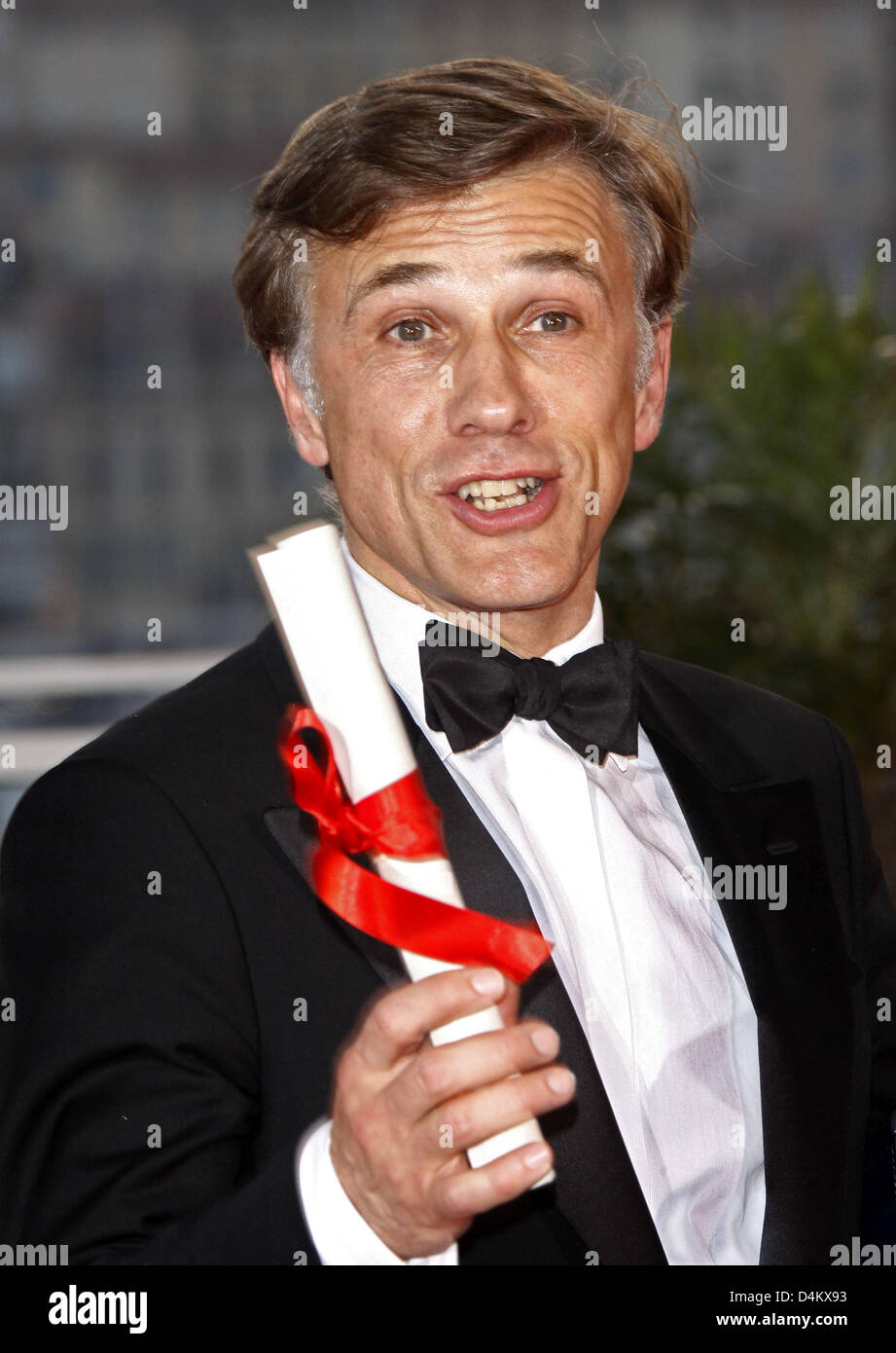 Austrian Christoph Waltz poses for photographers after receiving the ...