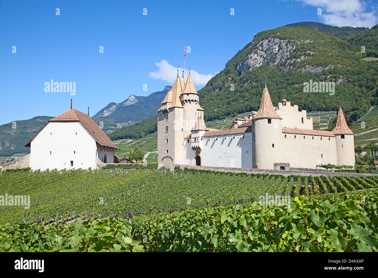 Alpine chateau daigle mountain hi-res stock photography and images - Alamy