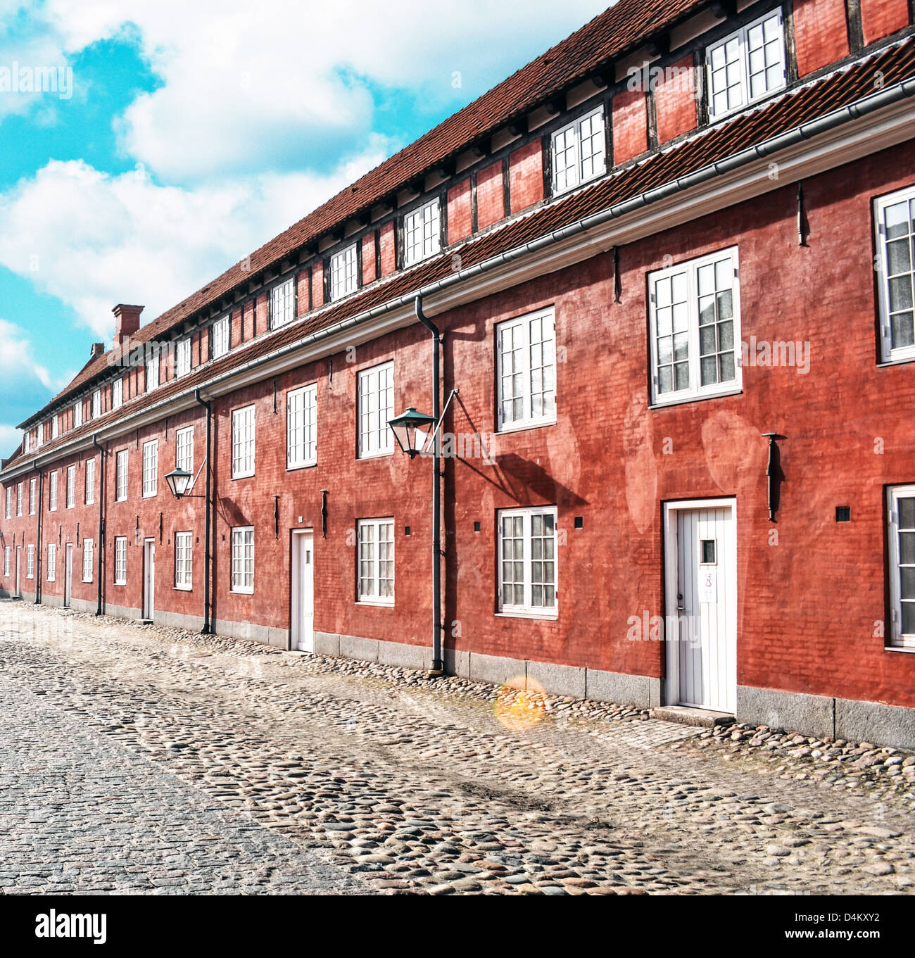 Citadel fortification in Copenhagen - Denmark Stock Photo - Alamy