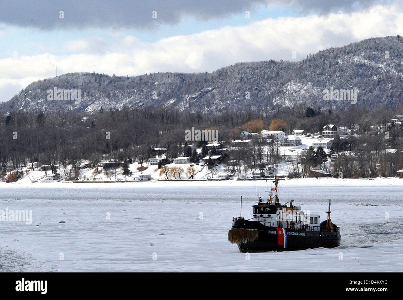 The Coast Guard Cutter Wire conducted icebreaking operations to ...