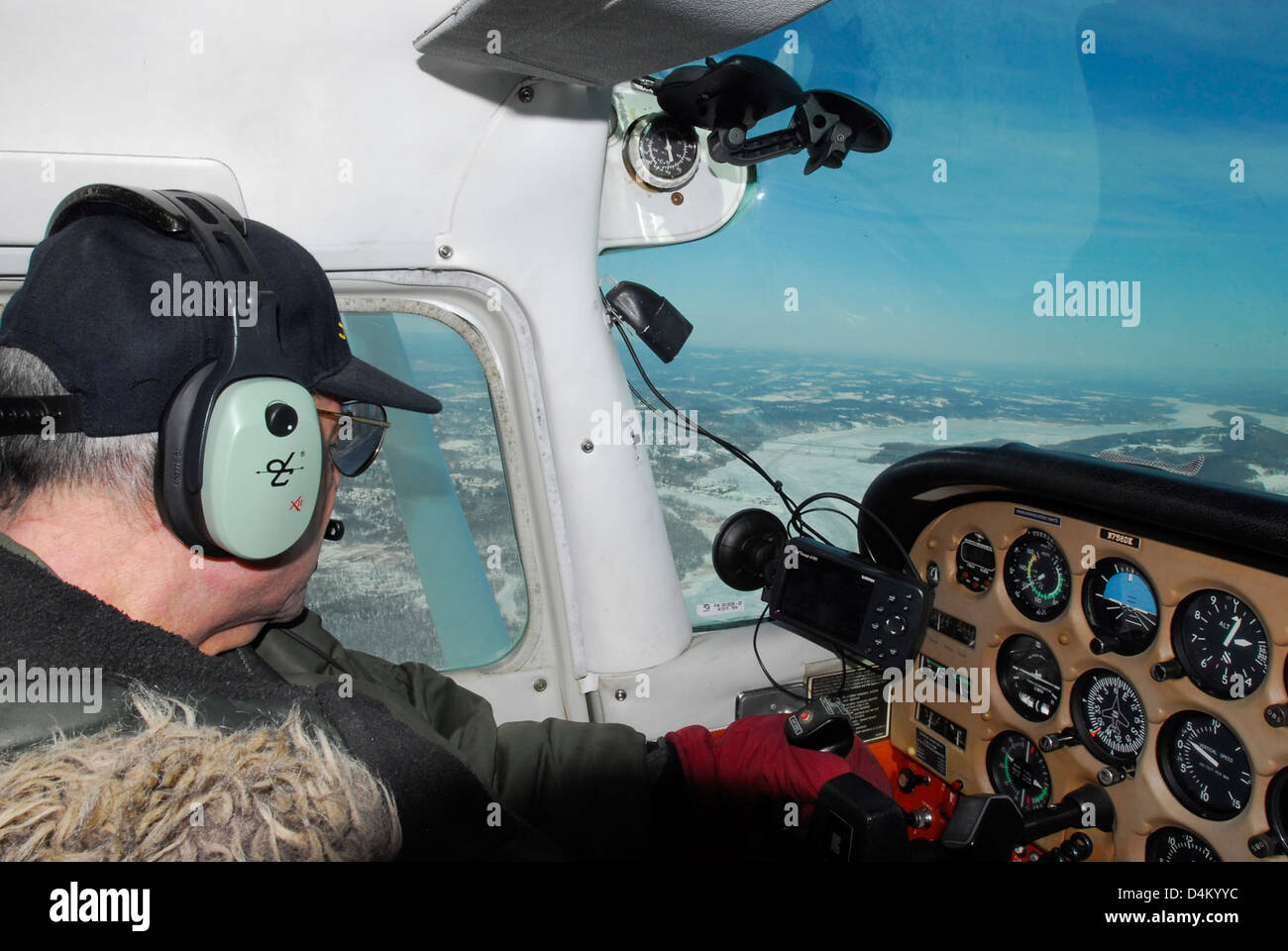 The U.S. Coast Guard Auxiliary conducts an ice patrol under the Rip Van ...