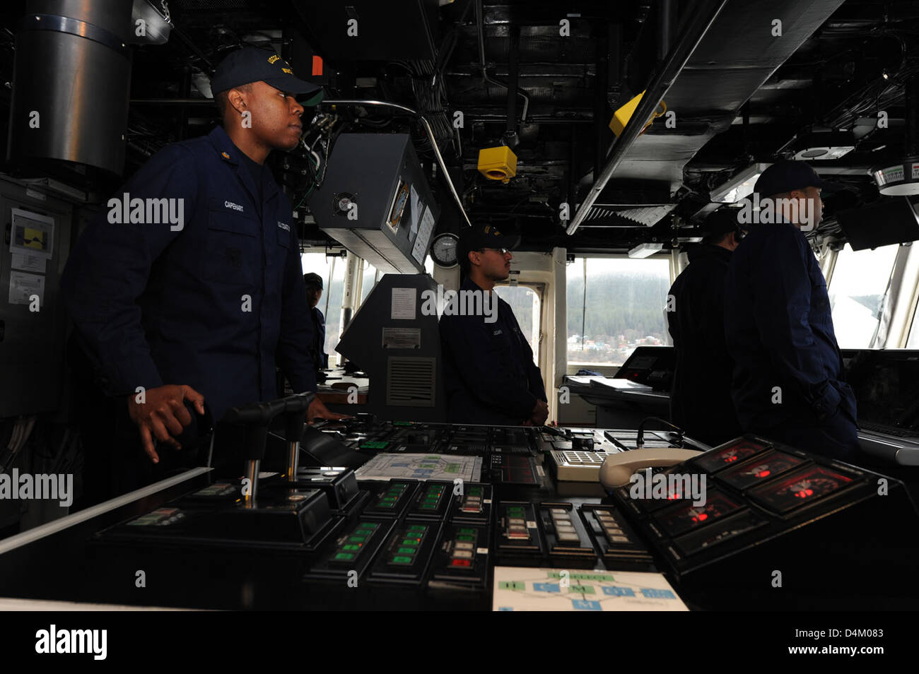 The U.S. Coast Guard Cutter Bertholf navigated through Gastineau ...