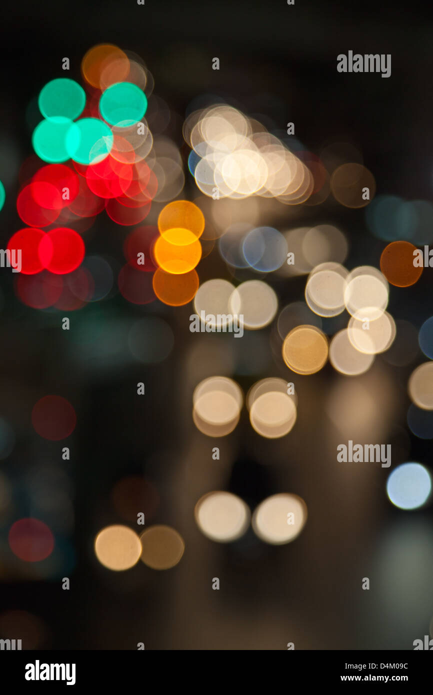 Night lights of the big city Stock Photo - Alamy