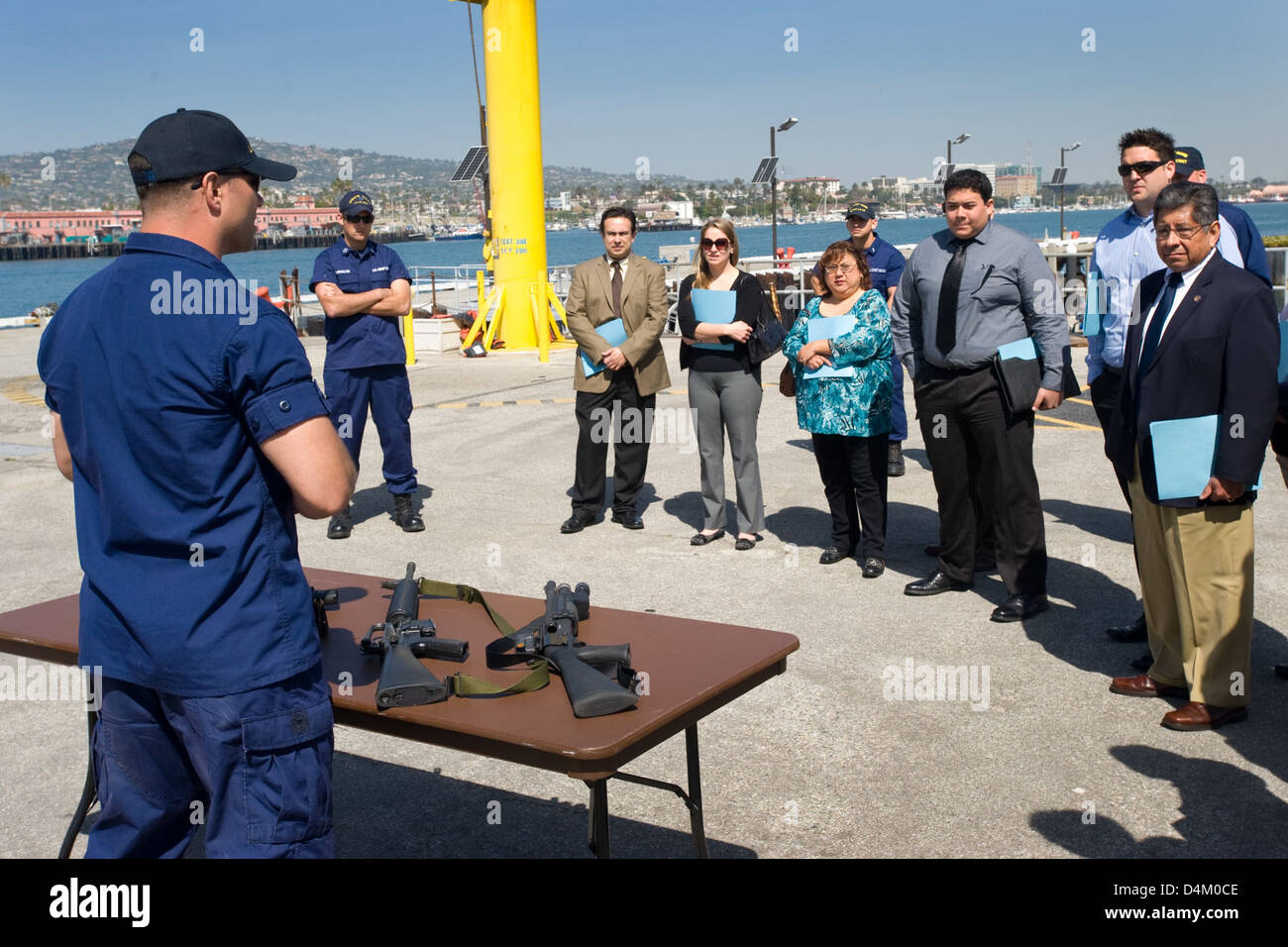 A U.S. Coast Guard outreach event with Congressional members took place ...