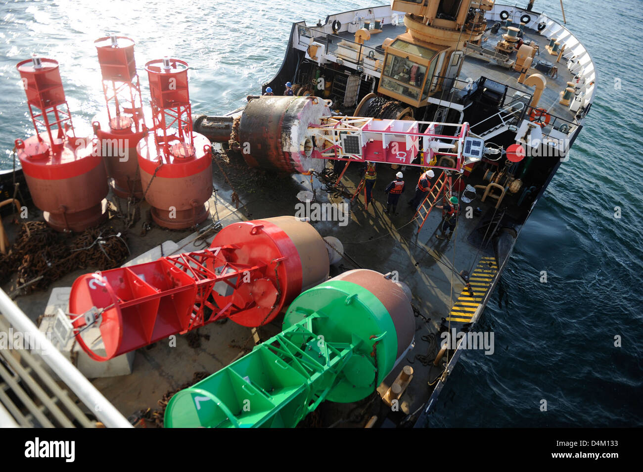 The Coast Guard Cutter Elm conducted operations to support the ...