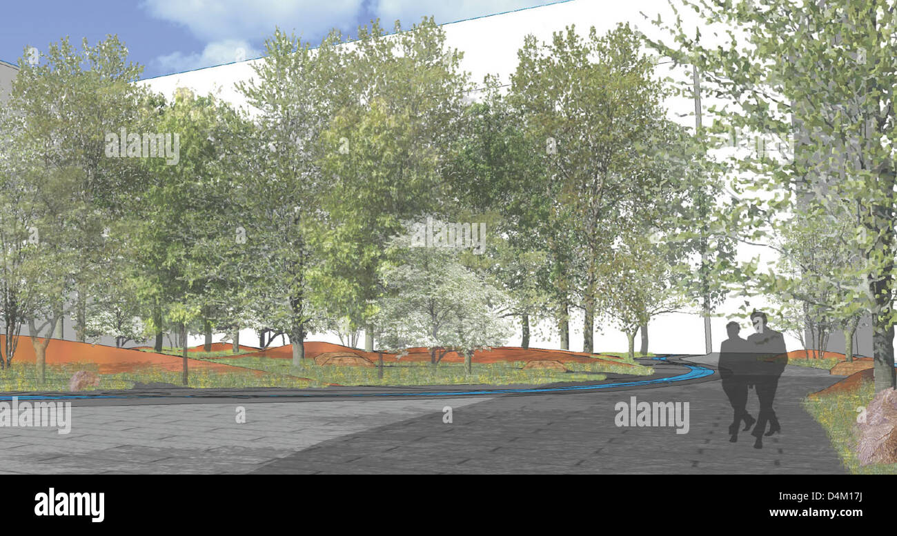 The exterior rendering of the first phase of the U.S. Coast Guard ...