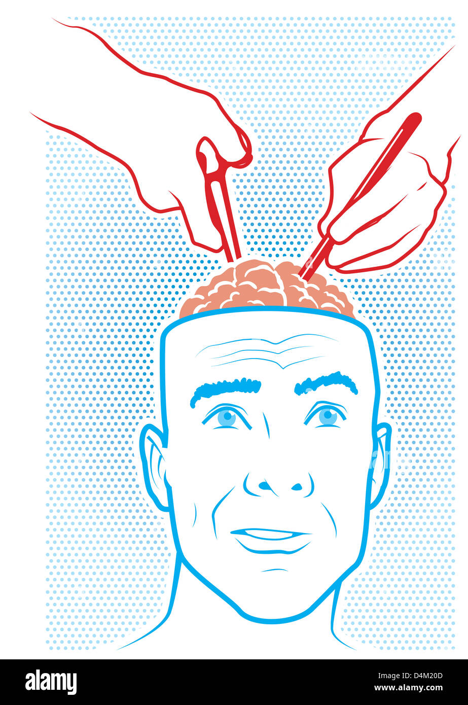 Brain picking Cut Out Stock Images & Pictures - Alamy