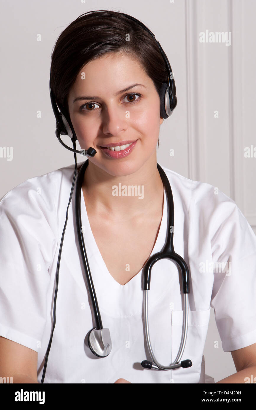 Healthcare headset hi-res stock photography and images - Alamy