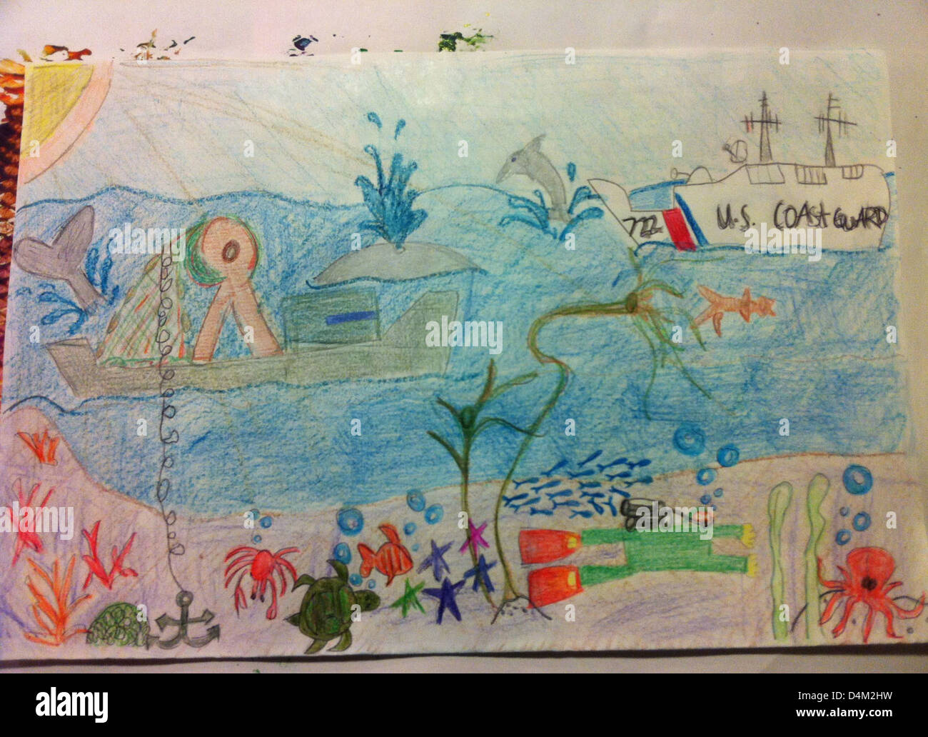 PIE art contest 1st Place KG-2nd Grade Stock Photo - Alamy