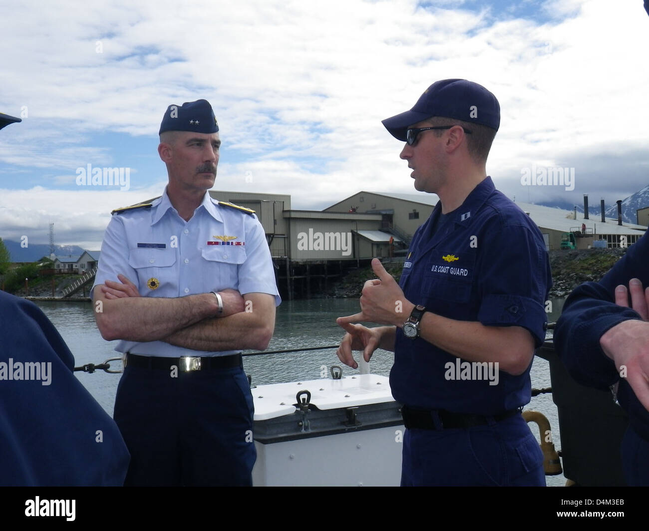 Commander of the coast guard cutter hi-res stock photography and images ...