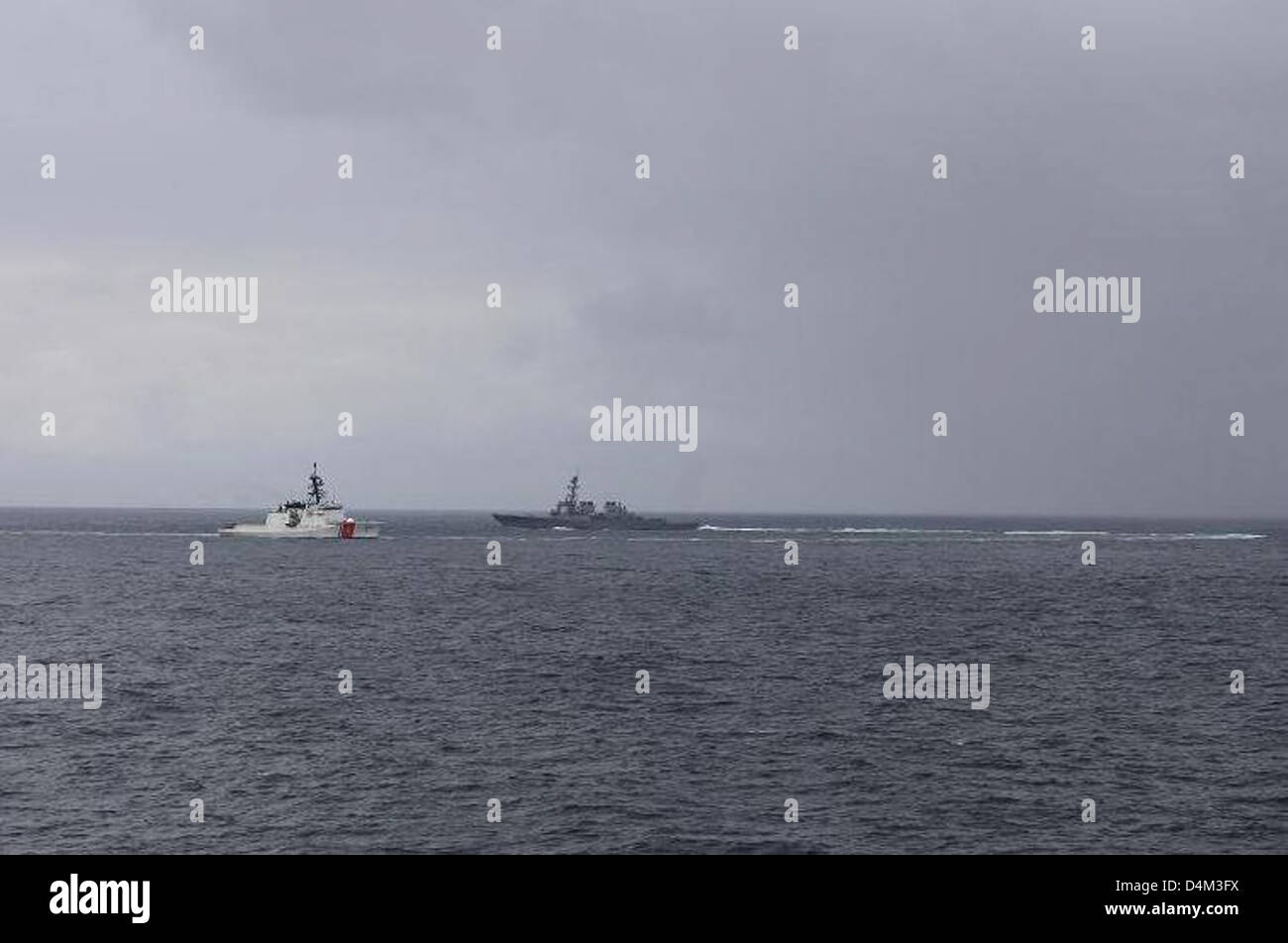 The U.S. Coast Guard Cutter Bertholf participates in joint war games ...