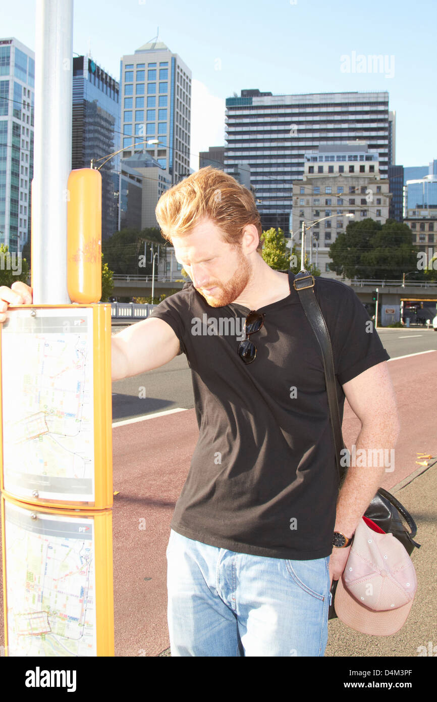 Bus stop map hi-res stock photography and images - Alamy