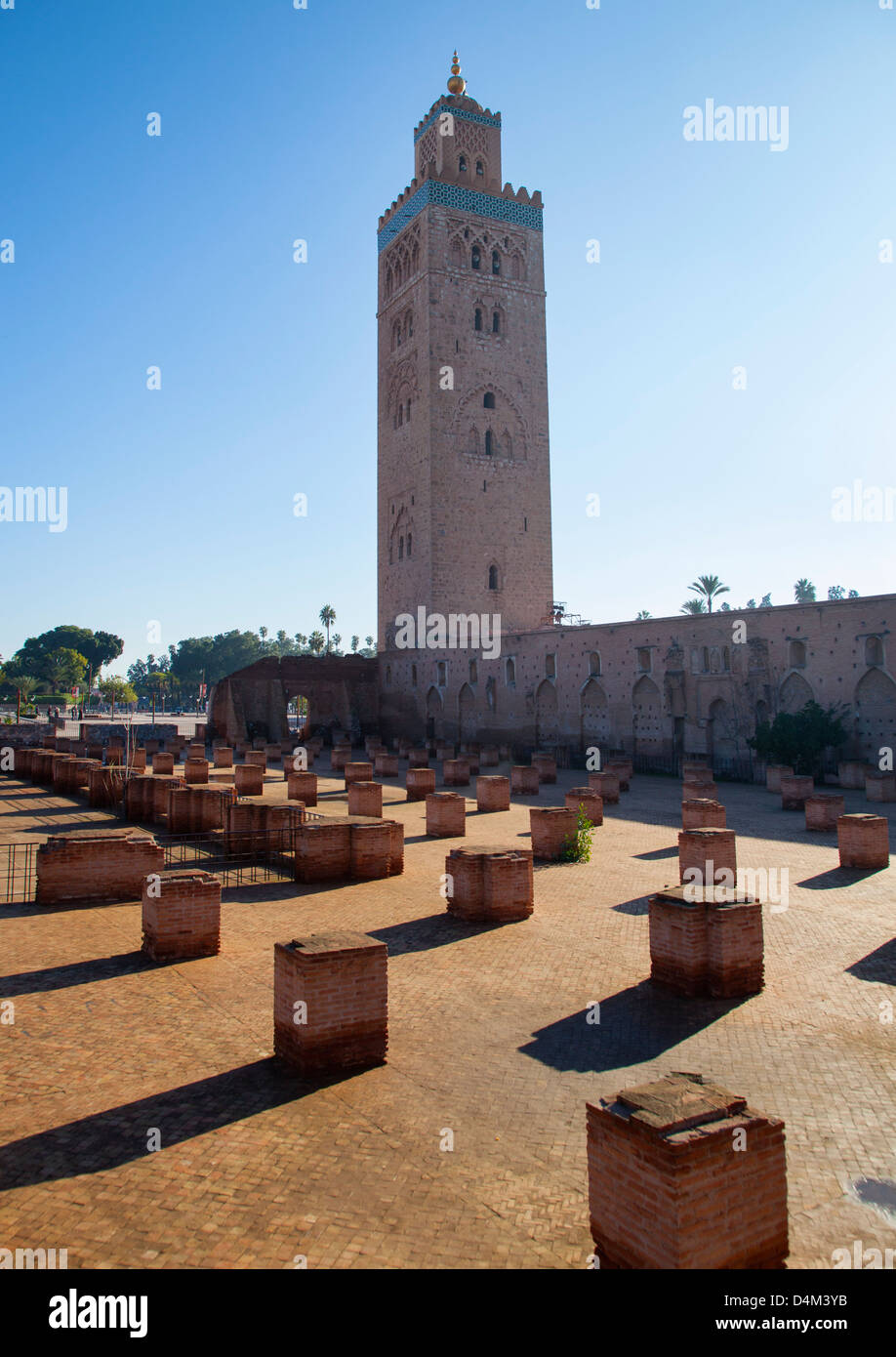 Tower overlooking courtyard Stock Photo - Alamy