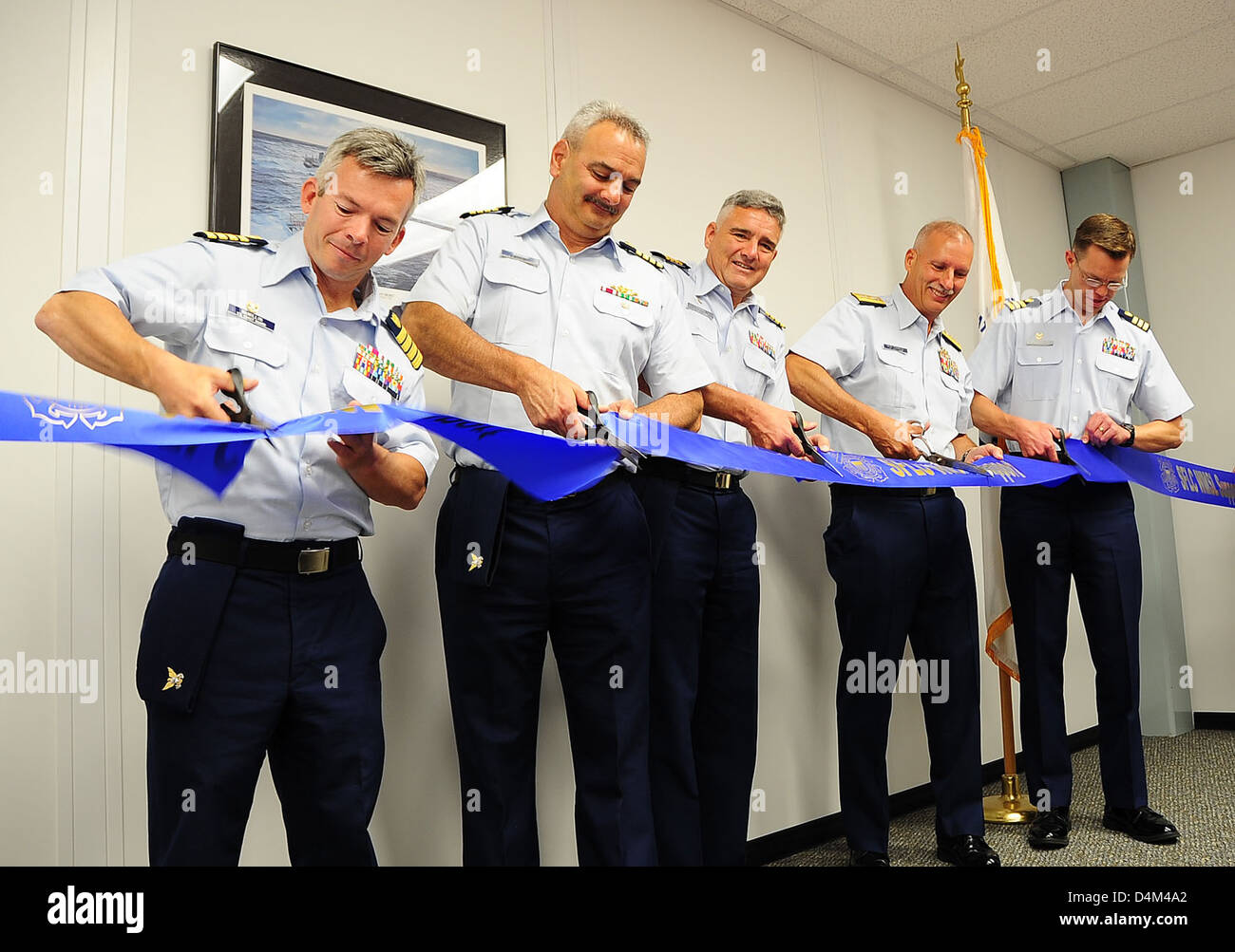 A ribbon-cutting ceremony for the Surface Force Logistics Center (SFLC ...