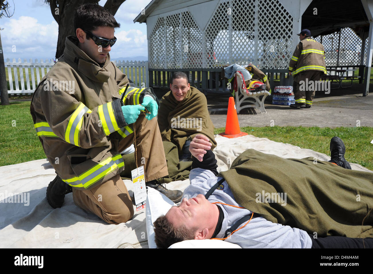 A mass rescue exercise conducted near Humboldt Bay involved various ...
