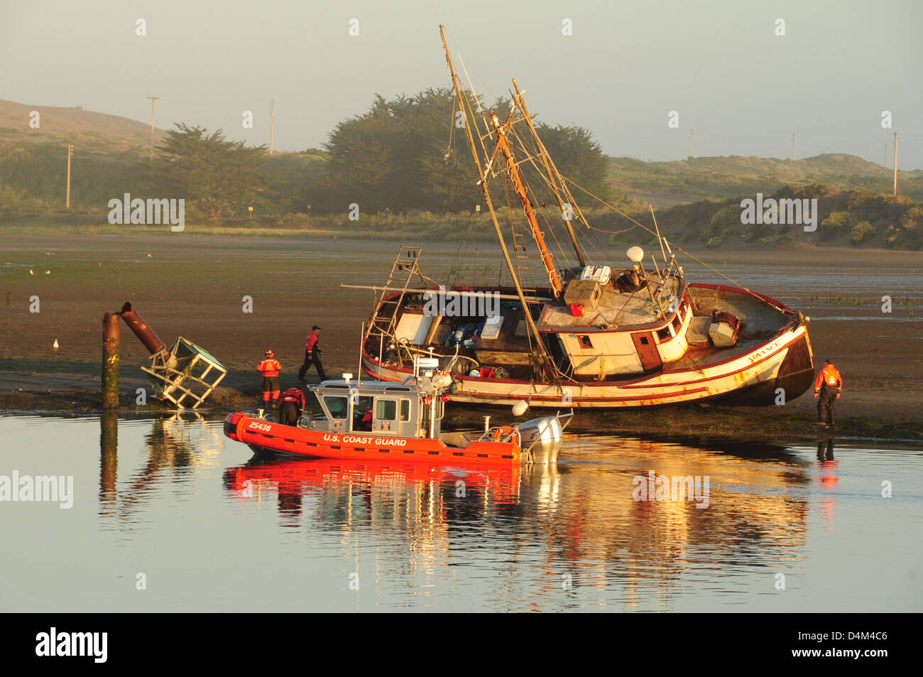 The Coast Guard responded to the grounding of the vessel Advance near ...