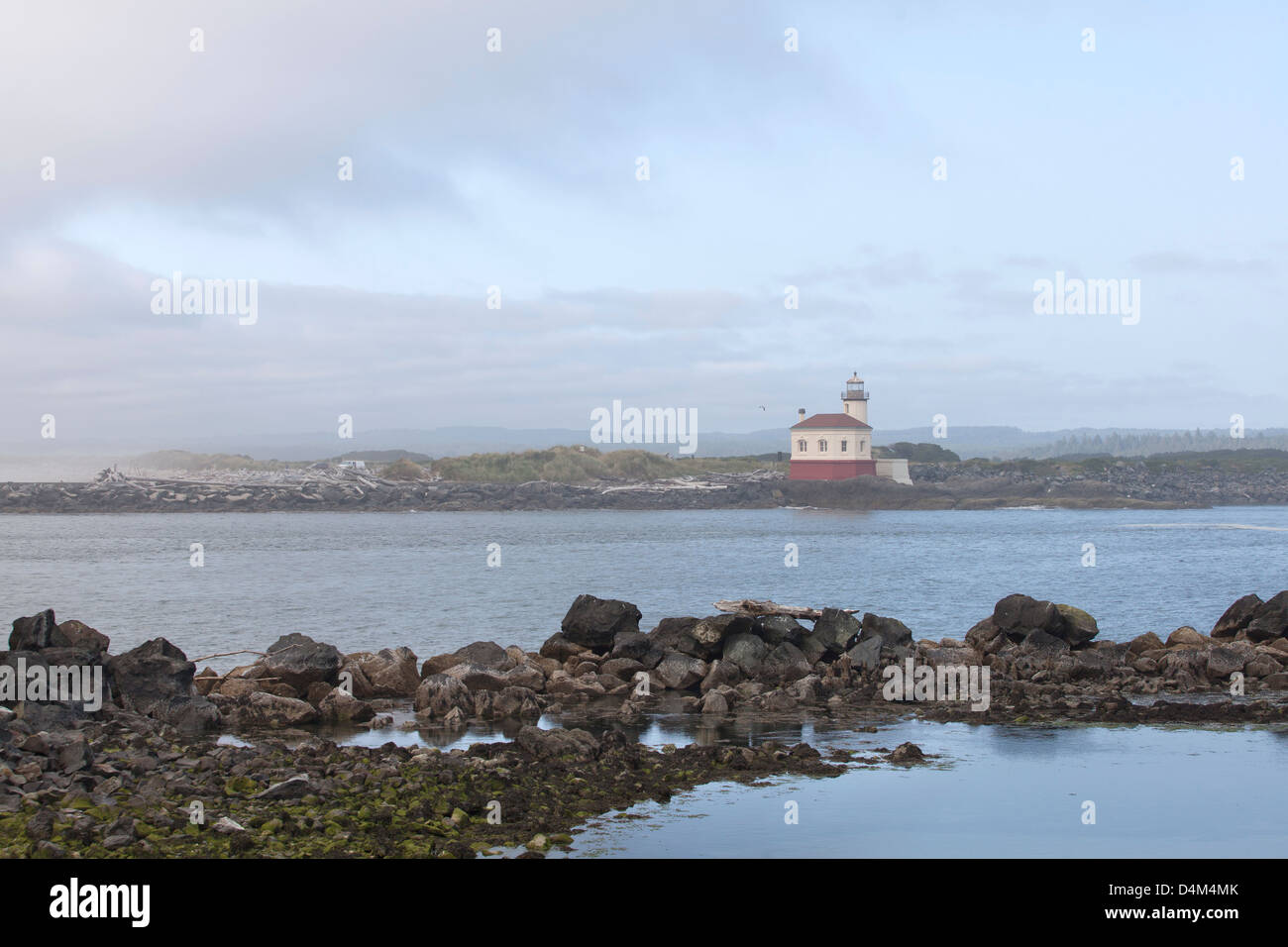 Bandon Lighthouse on the Oregon Coast, USA Stock Photo - Alamy